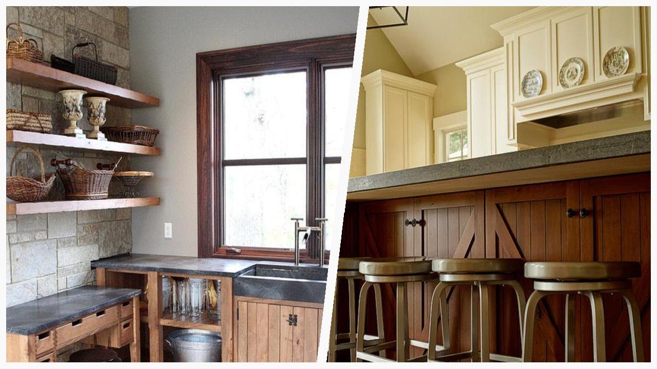 Rustic Kitchen Concrete Countertops Kitchen Countertop Ideas