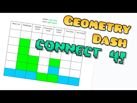 Recent Tab Bingo but CONNECT-4 Instead! (Geometry Dash) - YouTube