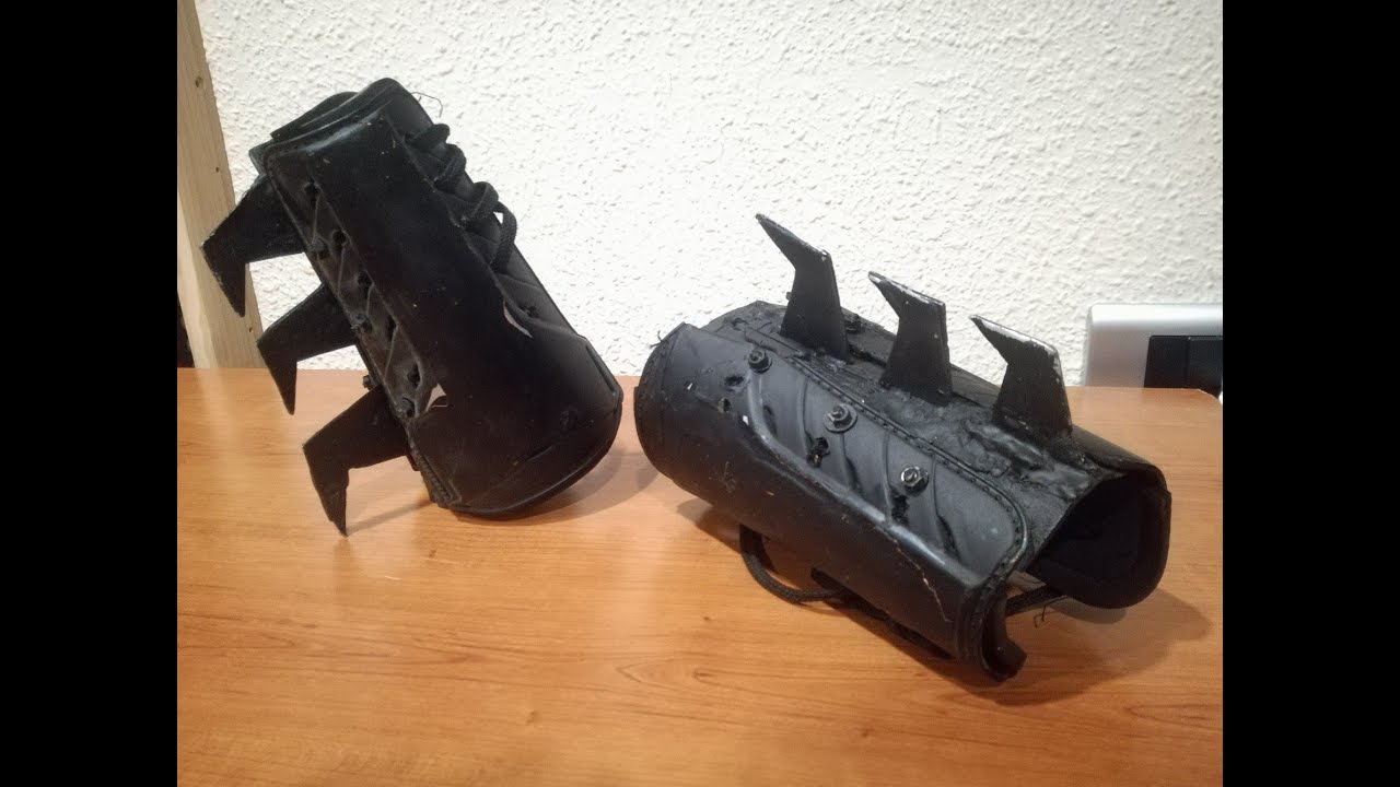 Tutorial brazales batman. [Batman gauntlet DIY] Tutorial 5/6 - YouTube