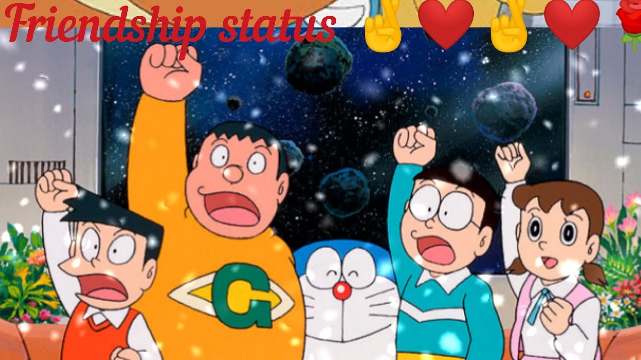 Doraemon ️friendship ️ status🤞🤞. Nobita save all friends 😘😘. #doraemon ...