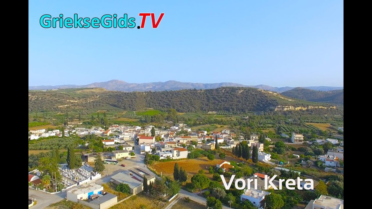Luchtvideo Vori - Heraklion Kreta - De Griekse Gids - YouTube