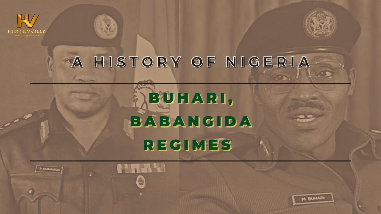 18. A History of Nigeria: Buhari, Babangida ||The June 12 Annulment ...