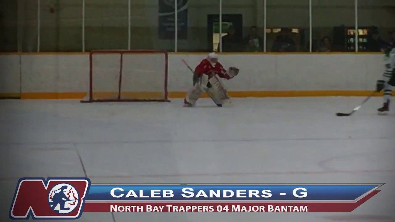 Caleb Sanders of the North Bay Trappers with a Shootout Win vs. CIHA ...