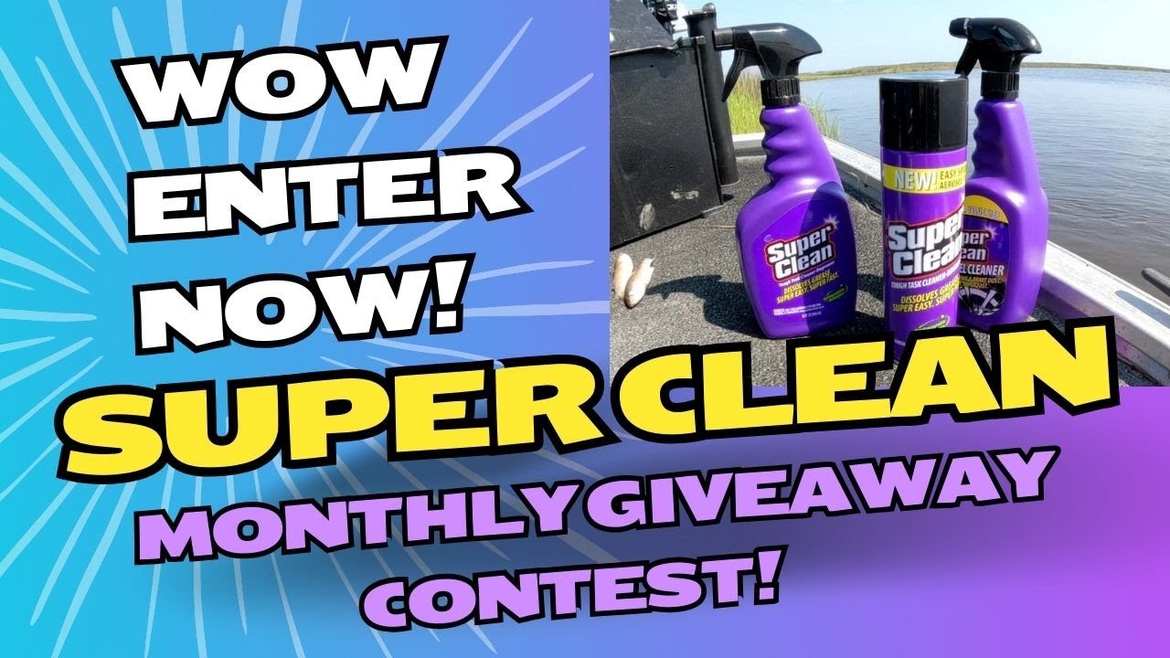 Wow Enter Now Our October 31st, 2024 Super Clean Contest Giveaway ...