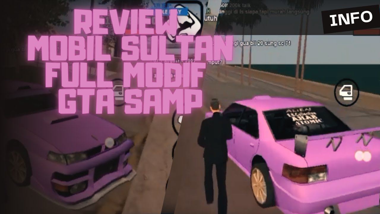 RIVIEW MOBIL SULTAN FULL MODIF GTA SAMP | BEST GRAPHICS!! - YouTube