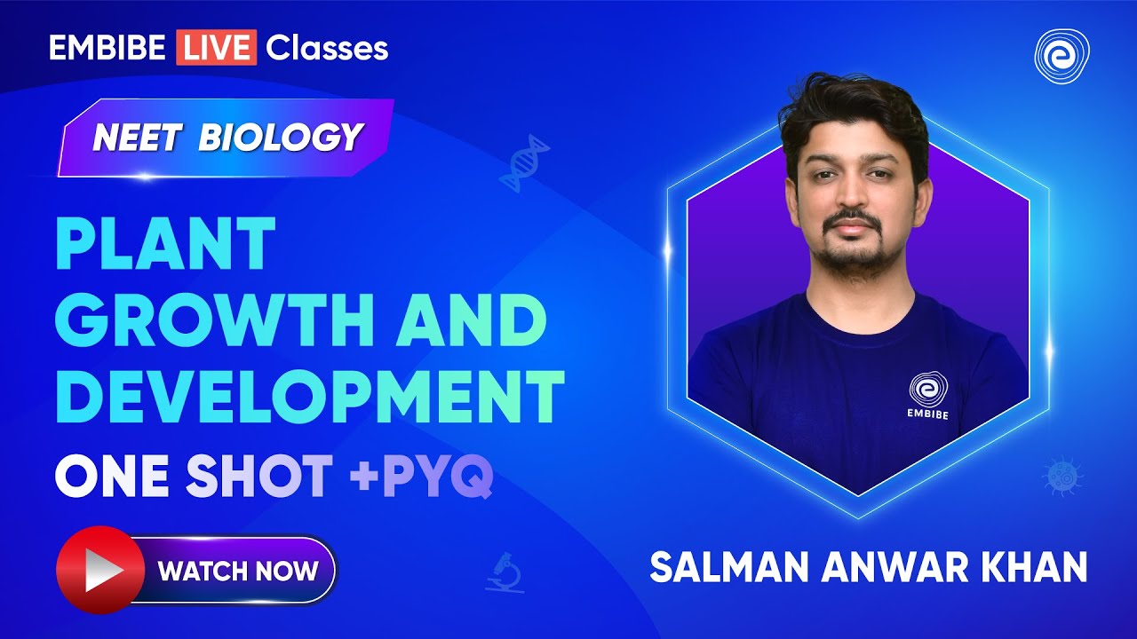 Plant Growth and Development | One Shot + PYQ | NEET 2024 Biology ...
