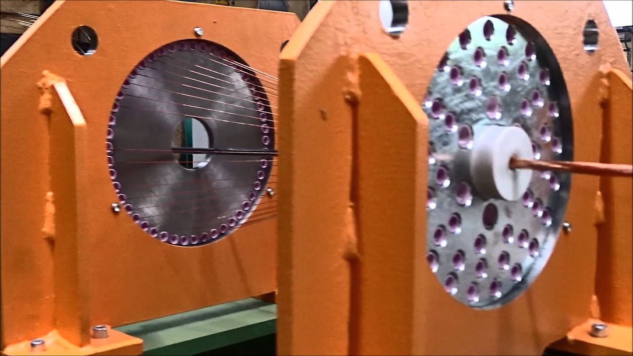 Altec s.r.l. | Single twist bunching machine M1600 - YouTube