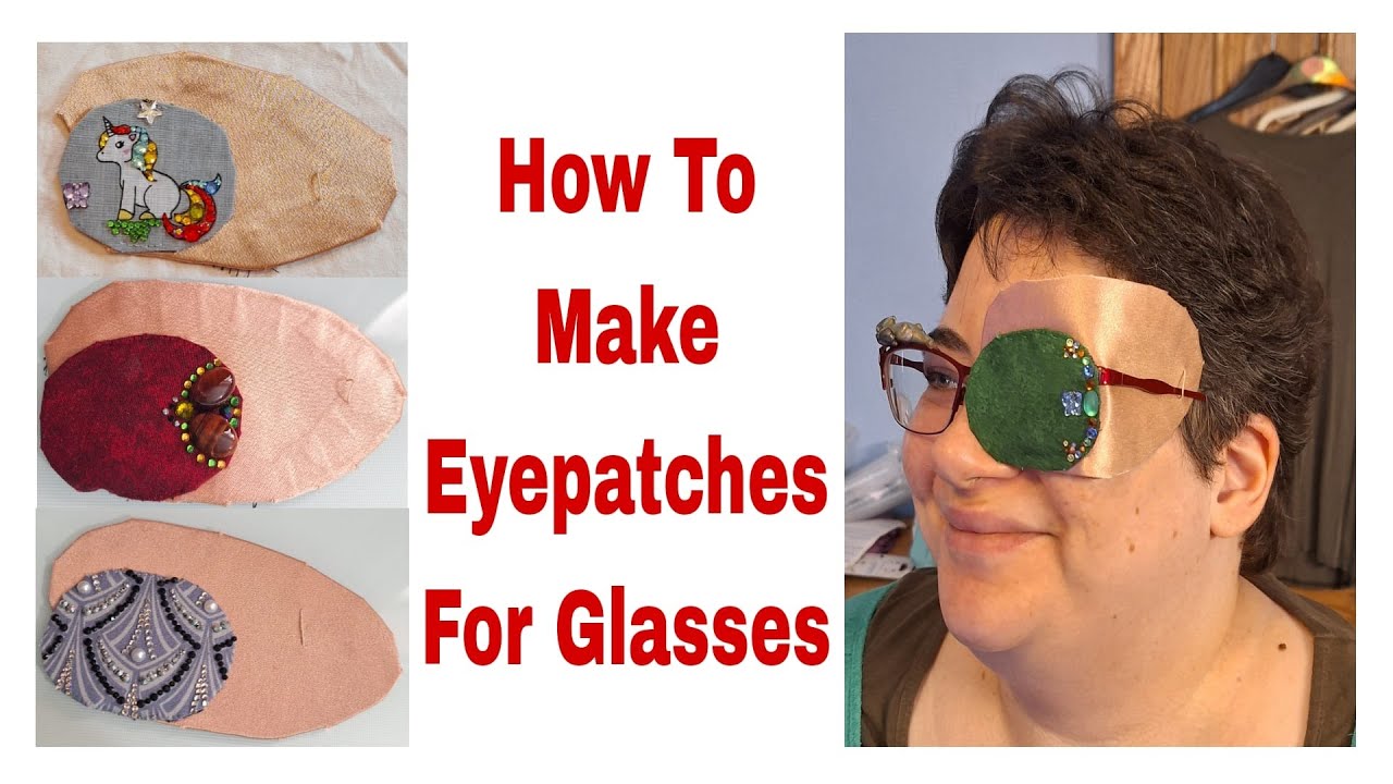 How to make Eyepatch for Glasses - YouTube