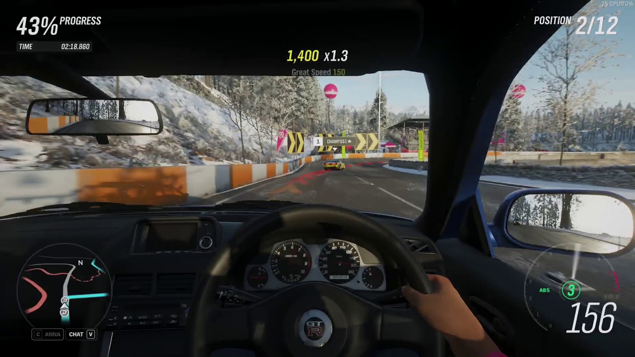Fh4--Colossus Race--Nissan gtr r34 - YouTube