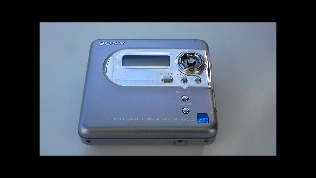 The Various Sony Mini Disc Recorder Generations - YouTube