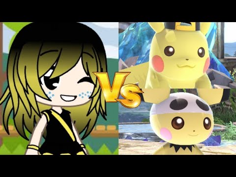SSBU - Gracezuki (me) vs Fake Pikachu and Fake Pichu - YouTube