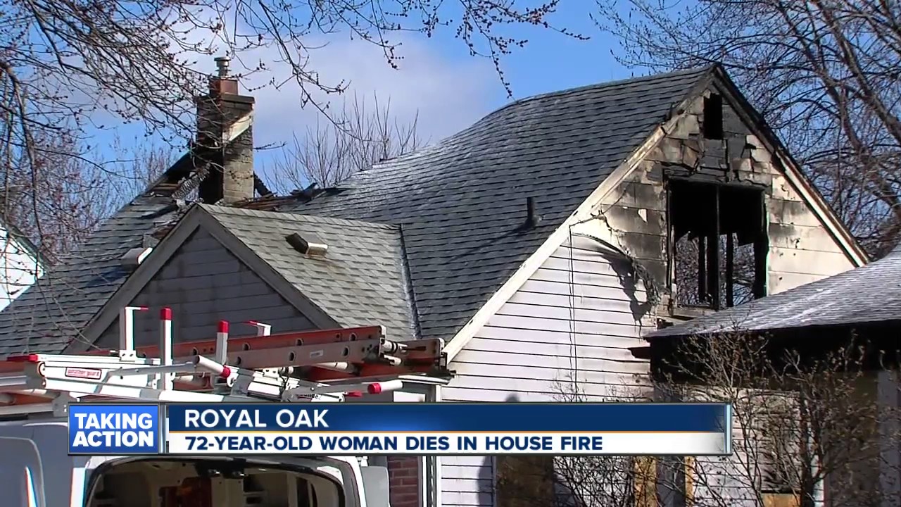 72-year-old woman dies in house fire in Royal Oak - YouTube