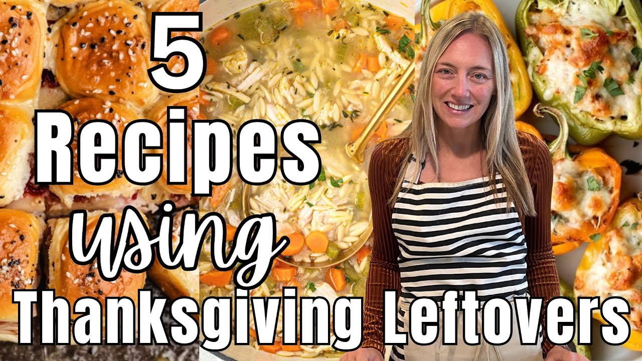 5 Thanksgiving Leftover Recipes you will love! | Molly Purcell - YouTube
