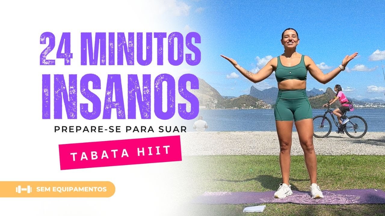24Min DE TREINO PARA SECAR - TABATA-HIIT - LAURA ROSA - YouTube