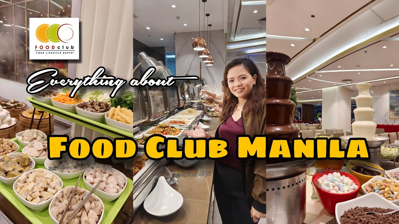 Food Club Manila my sneak peek | #unlimitedbuffet #buffet #food - YouTube