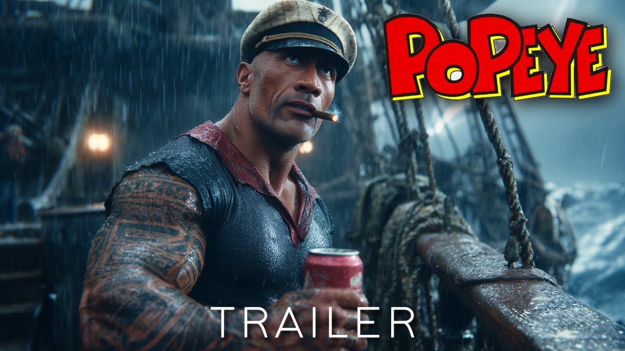 Popeye Live Action (2026) – Teaser Trailer | Dwayne Johnson, Chris ...