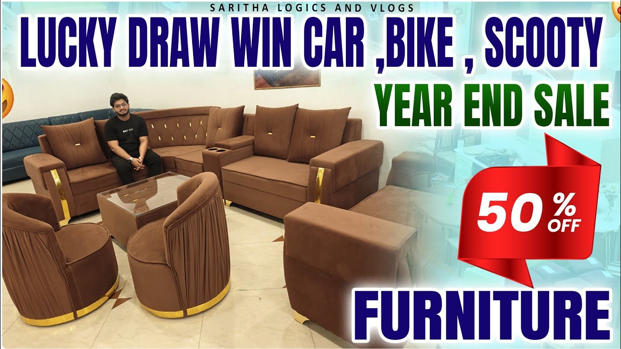 Furniture 50% Discount Sale /Lucky draw win Car, Bike, Scooty /Max ...