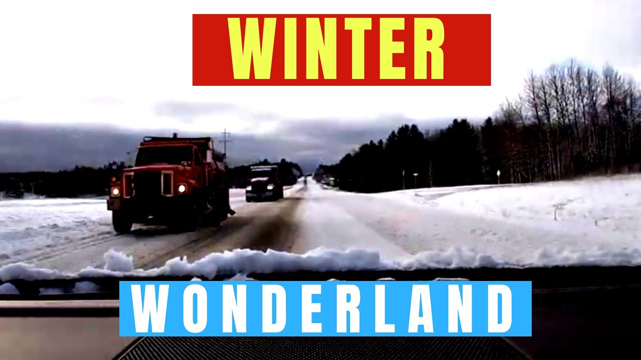 Winter Driving In Countryside | Michigan | Jingle and Jam TV - YouTube