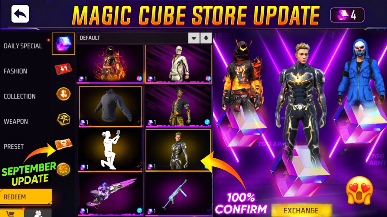 1 September Magic Cube Store Update | Next Magic Cube Bundles | Free ...