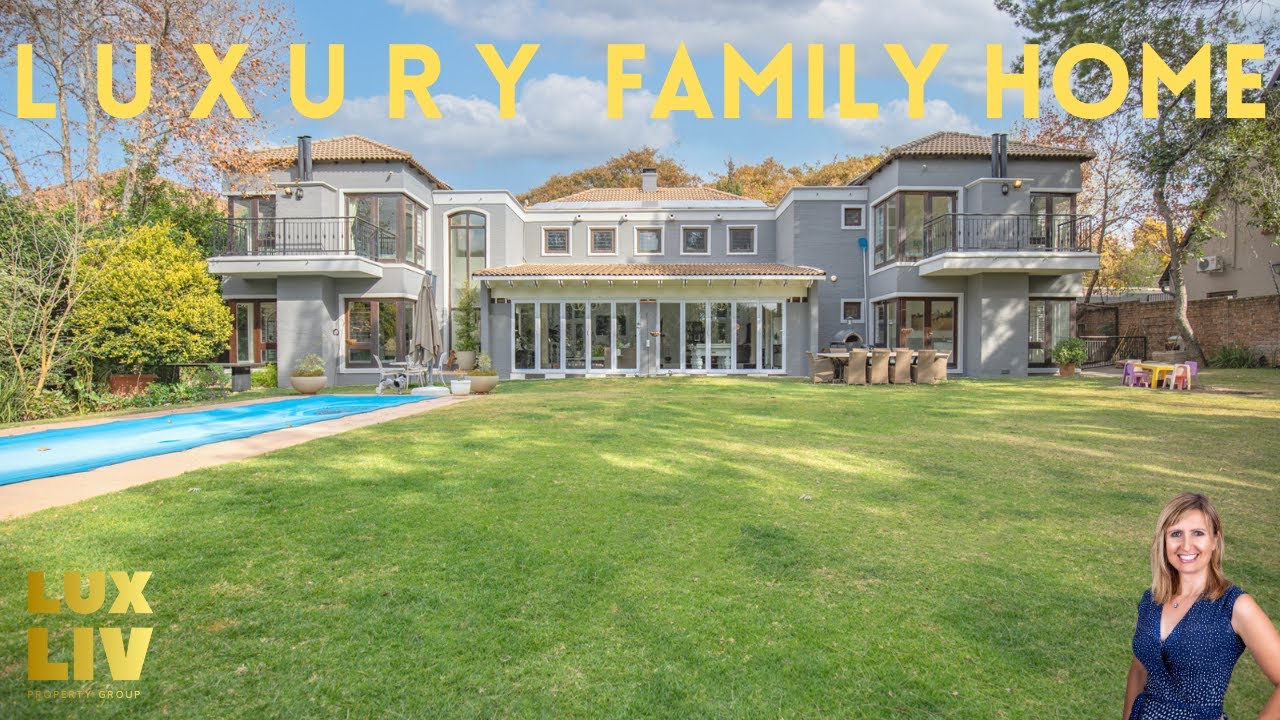 Touring an R8,999,000 LUXURY FAMILY HOME in Bryanston | Luxury Home ...