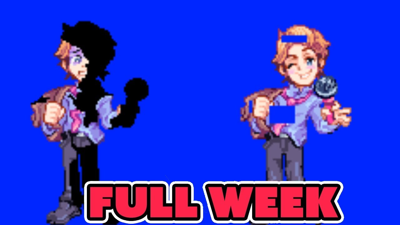 FRIDAY NIGHT FUNKIN' mod CORRUPTED SENPAI vs Mark FULL WEEK ...