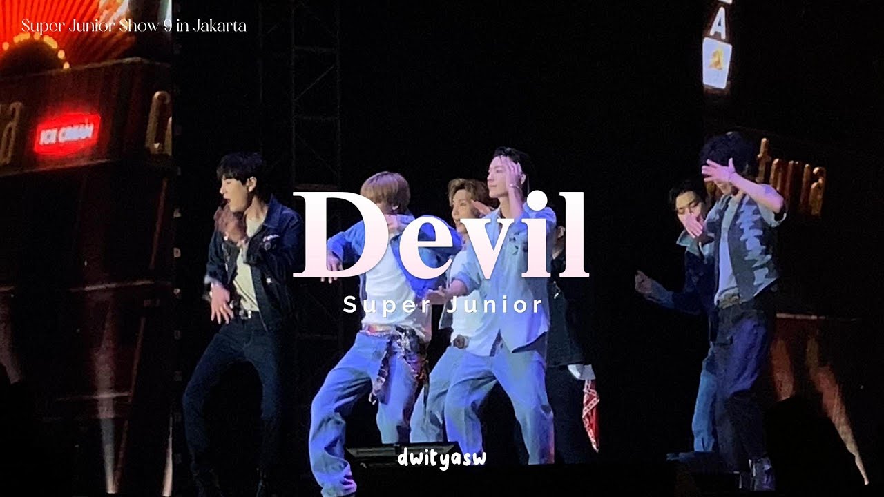 [Fancam] Super Junior - Devil (Super Show 9 in Jakarta) - YouTube