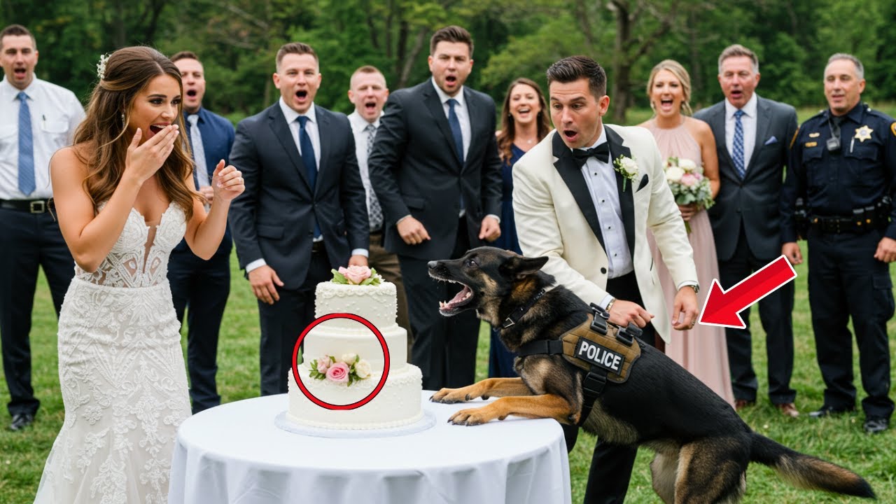 Police Dog Sniffs Something in the Cake — and the Wedding Turns Into a ...