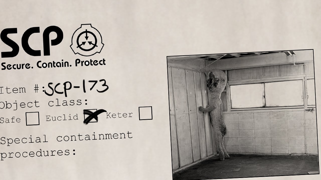 SCP-173 - Readings from the SCP archive - YouTube