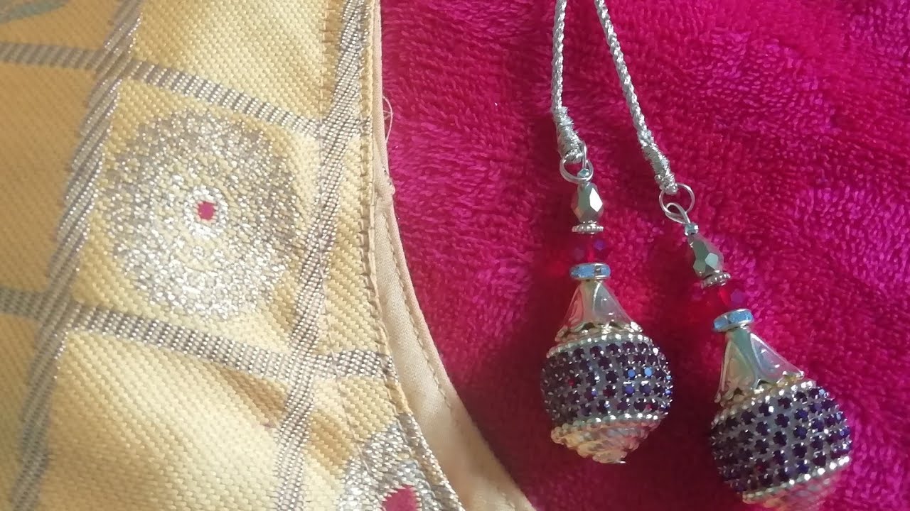 பிளவுஸ் கயிறில் ஹாங்கிங் தைப்பது எப்படி || How to sew hanging in blouse ...