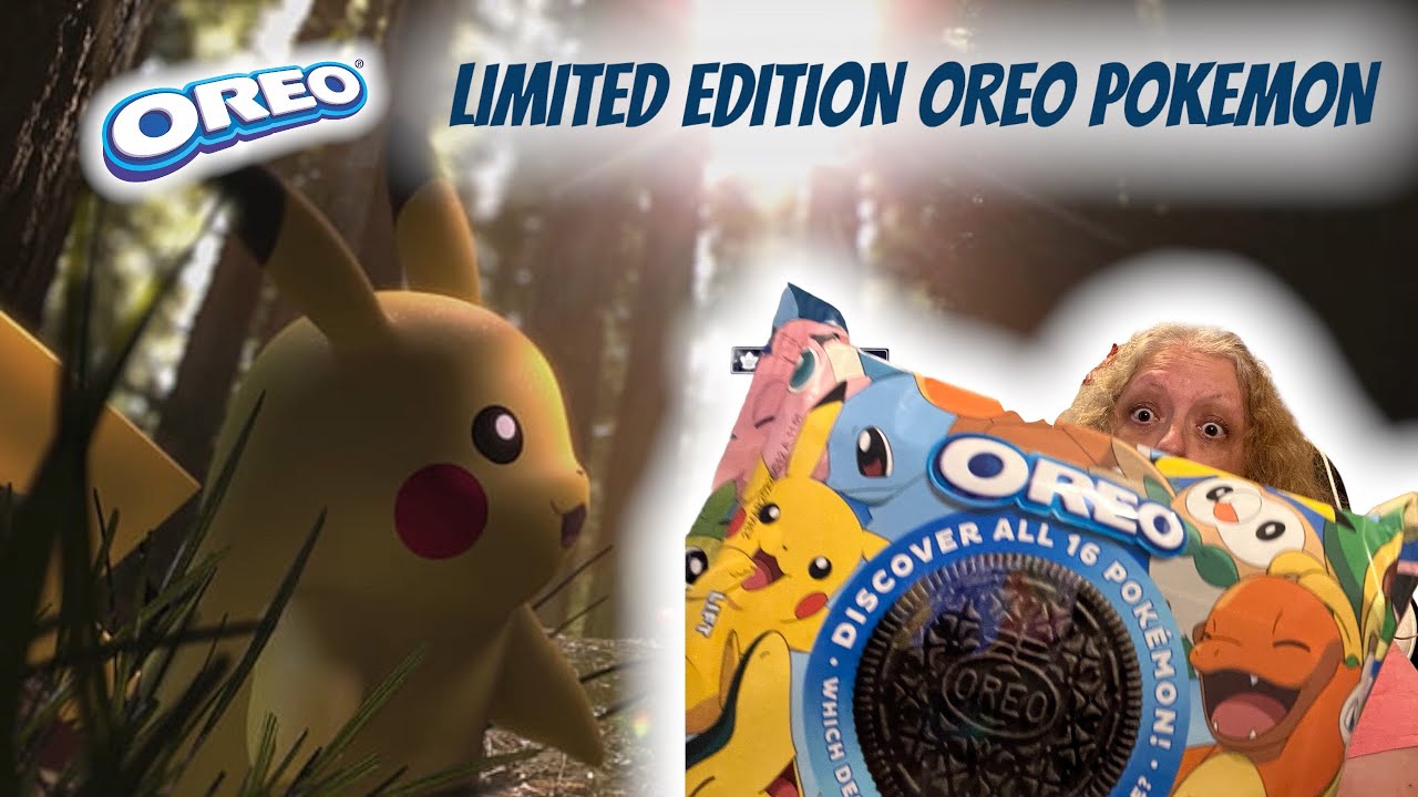Limited Edition Oreo Pokemon Cookies - YouTube