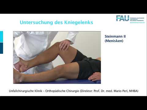 2 Kniegelenk UCH Ortho Untersuchung FAU