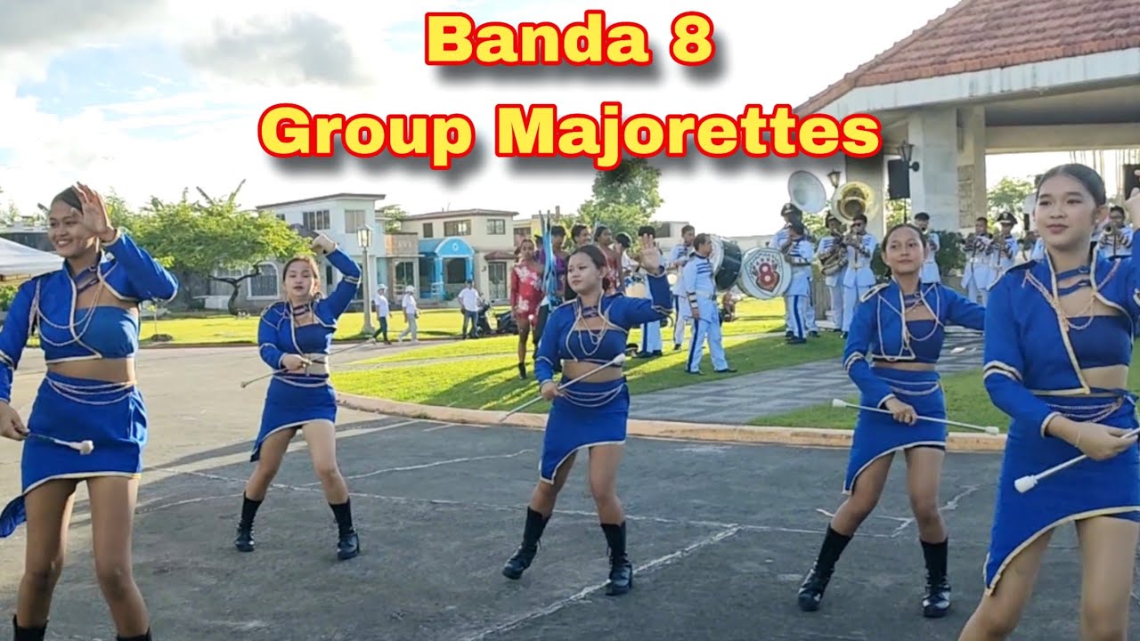Banda 8 Group Dance Majorette | Heavenly peace Anniversary - YouTube