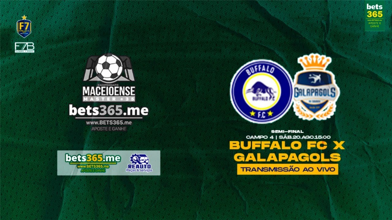 CAMPEONATO MACEIONSE MASTER - BUFFALO FC X GALAPAGOLS - YouTube
