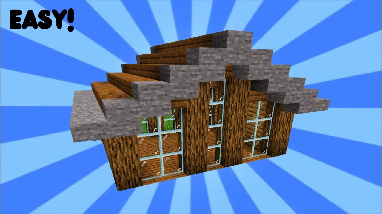 Easy Minecraft Storage House Tutorial! - YouTube