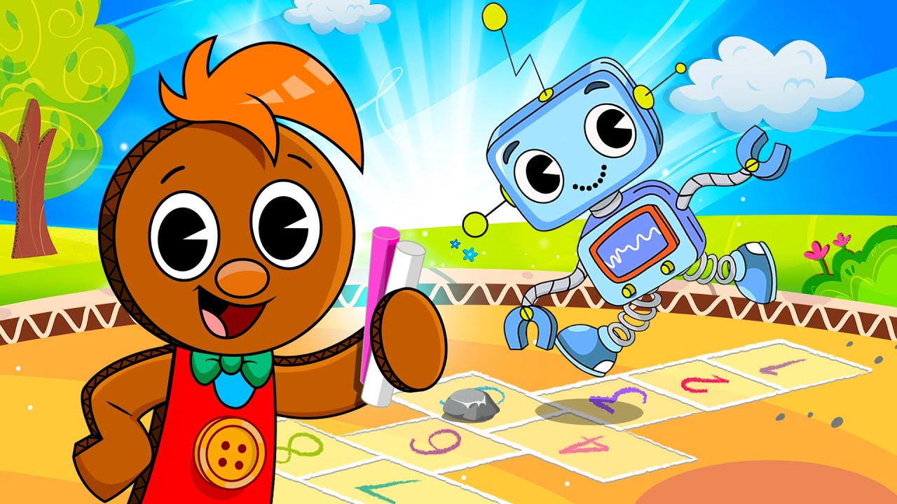 Pin Pon y El Juego de La Rayuela | Canciones Infantiles | Toy Cantando ...