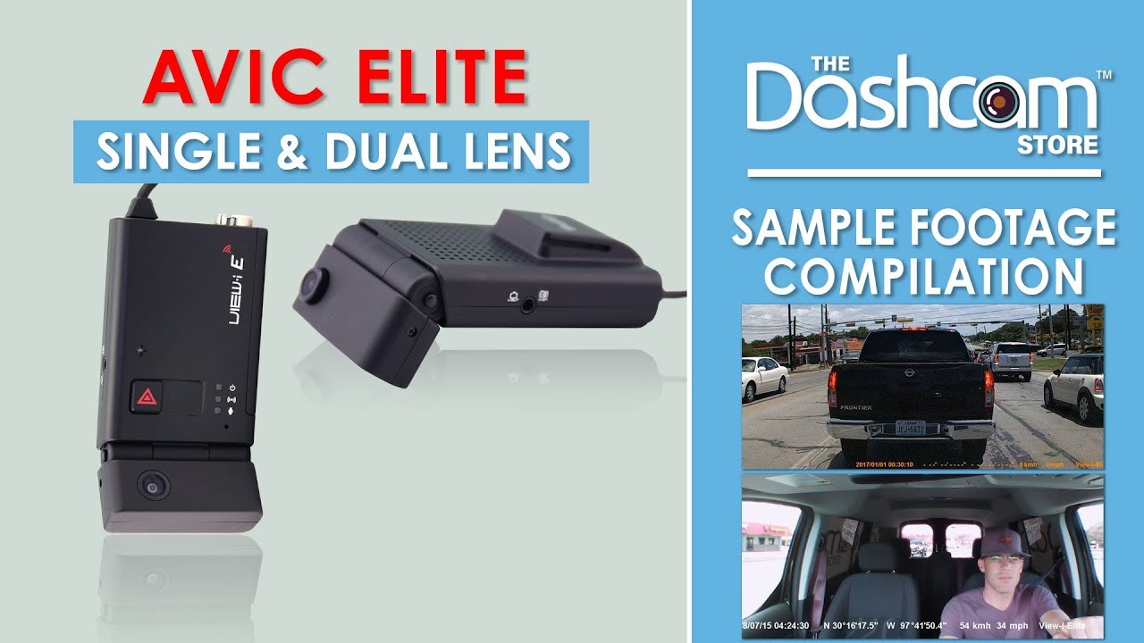 AVIC Elite | Tamper-Proof Professional Dashcams | Sample Footage - YouTube
