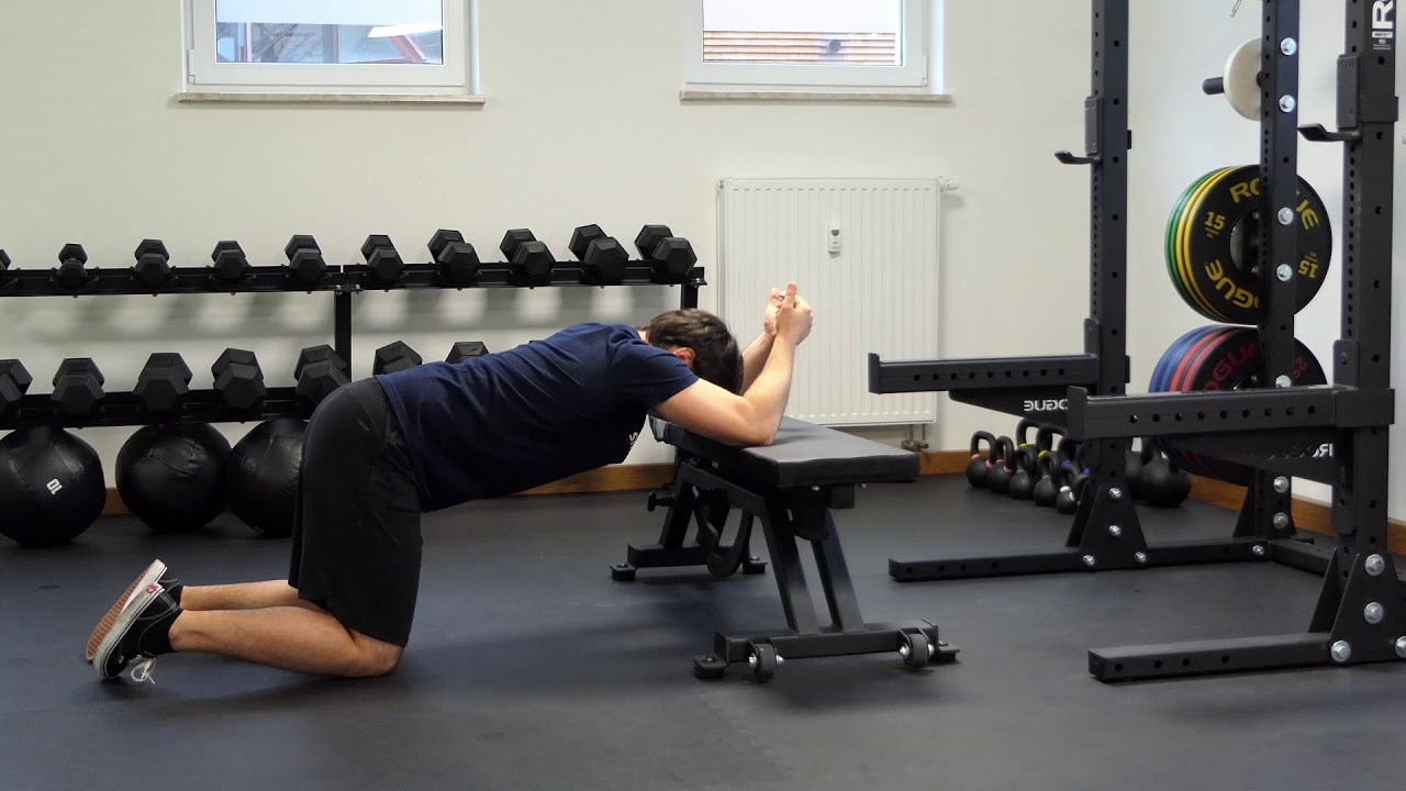 Thoracic Extension - Bench - YouTube