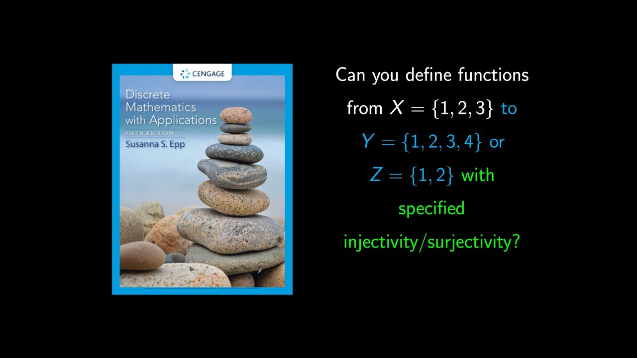 (7.2.9) How to Define Functions Between Sets X, Y, and Z w/ Injectivity ...