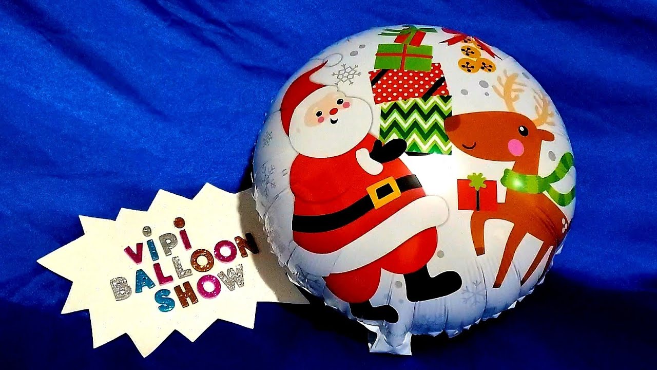 HOLIDAY CHRISTMAS MYLAR BALLOON INFLATION!!! - YouTube