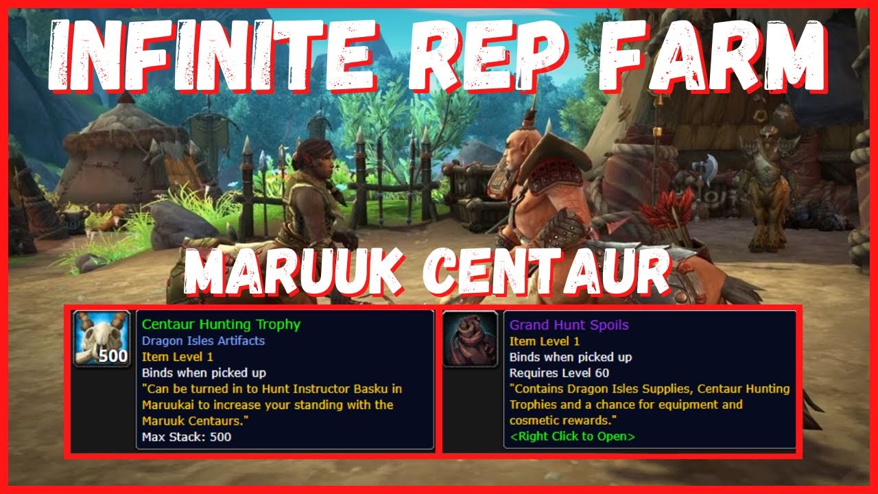 INFINITE REP Farm Guide For Maruuk Centaur (FASTEST METHOD!!!) | World ...
