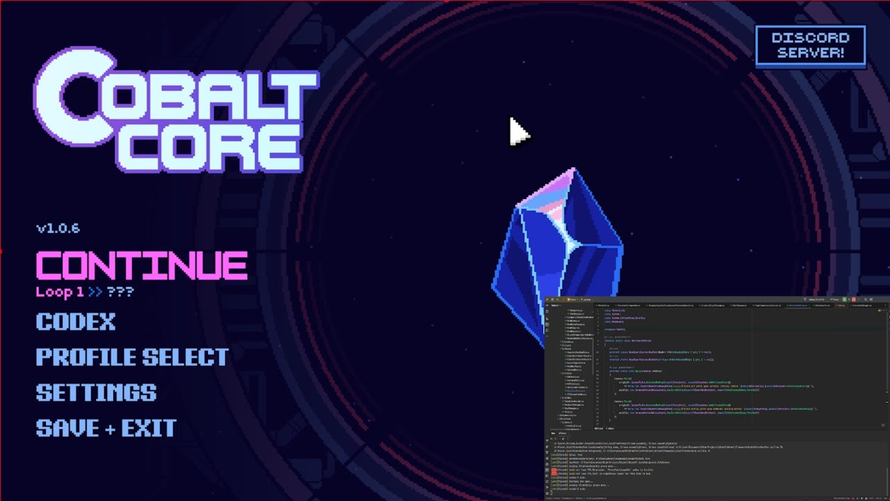 [VOD] Working on Nickel (Cobalt Core Mod Loader) - YouTube
