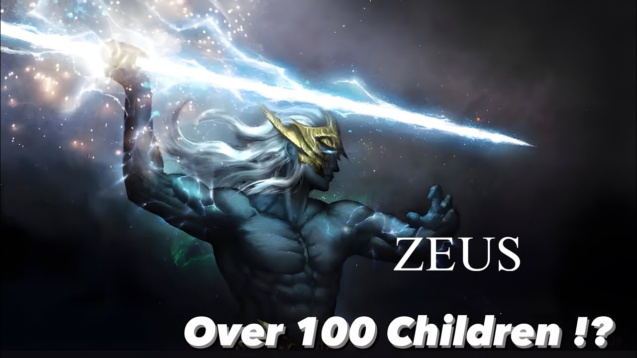 Greek God Zeus’s 100 Children and there mothers. - YouTube