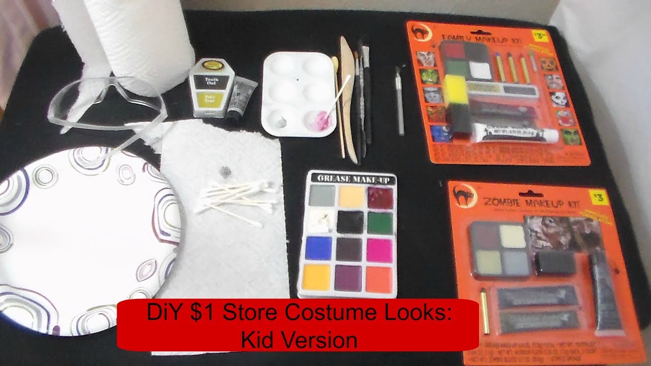 DiY Dollar Store costume looks: kid version - YouTube