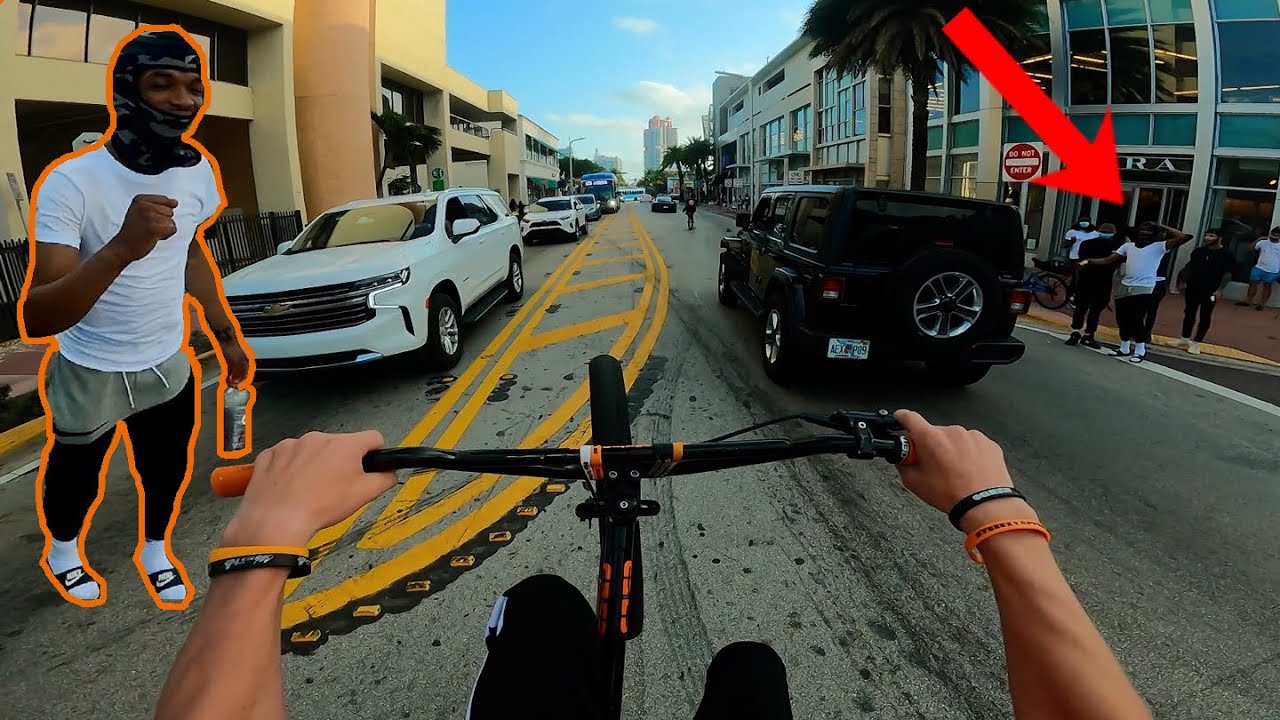 I SEEN MY FAVORITE RAPPER WHILE WHEELING IN MIAMI - YouTube