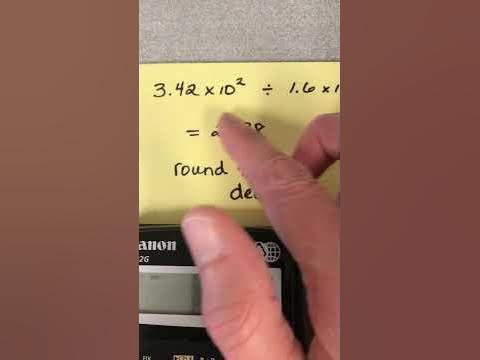 How to enter Scientific Notation in Calculator - YouTube