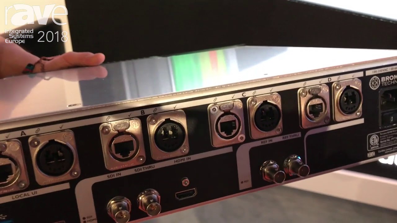 ISE 2018: Brompton Technology Shows SX40 4K LED Processor and XD Data Distribution Unit - YouTube