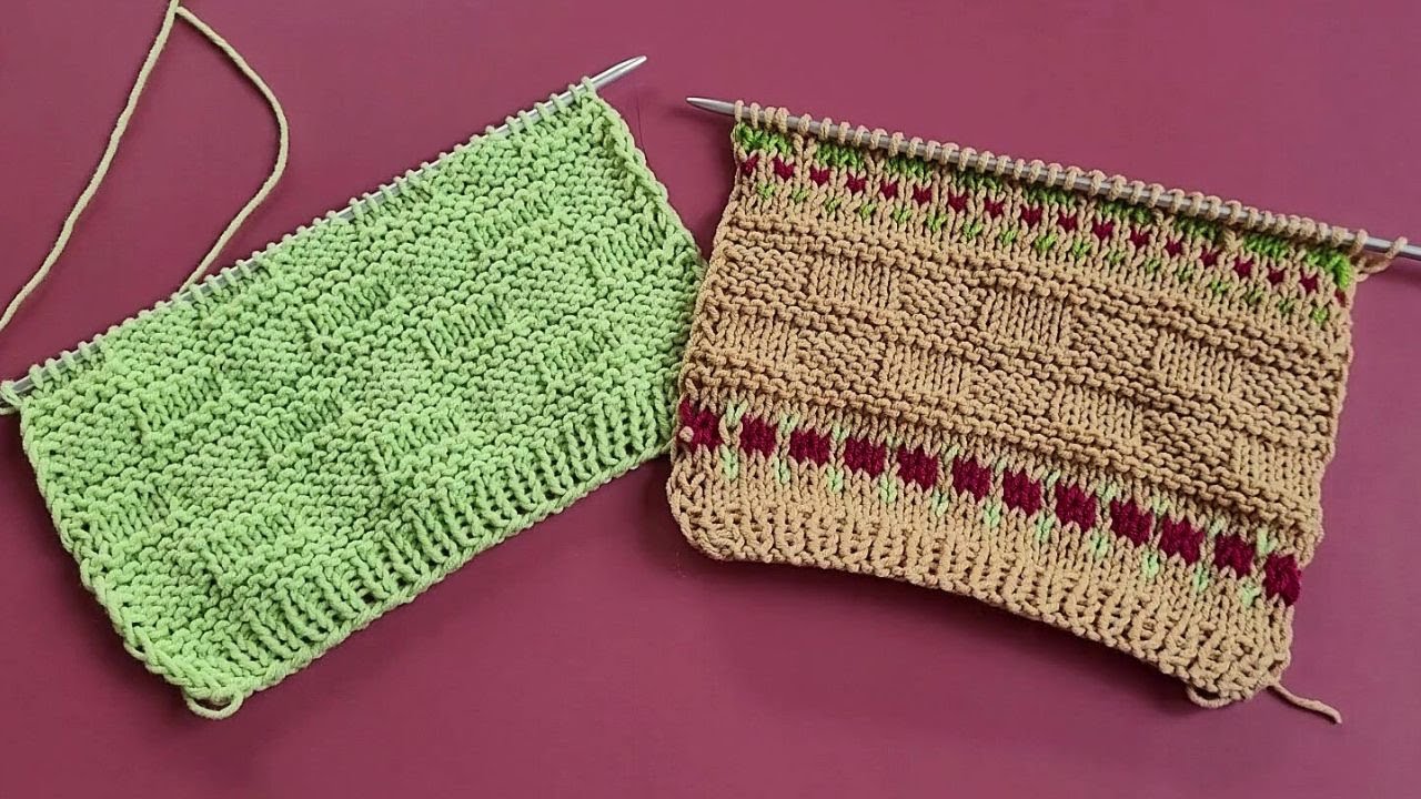 Knitting pattern # 110 ️💥 ️Very easy to knit ️ - YouTube
