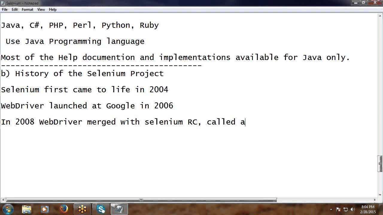Selenium Tutorial 1 Youtube 0216