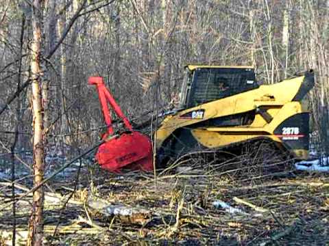 Fecon Forestry Mower - YouTube