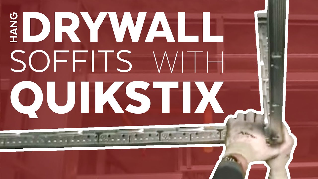 Hang Drywall Soffits | QuikStix | Armstrong Ceiling Solutions - YouTube